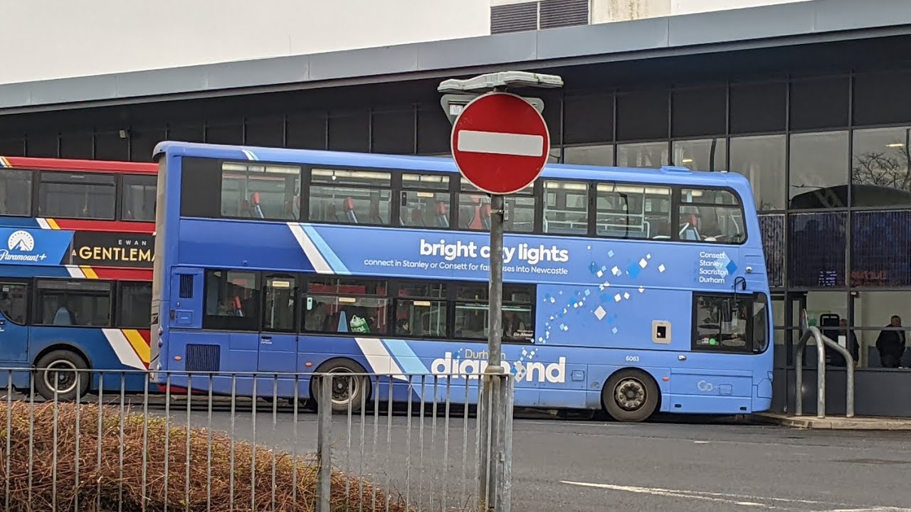 *Soon to be withdrawn* Go North East 6063 Volvo B5LH Arriving Into ...