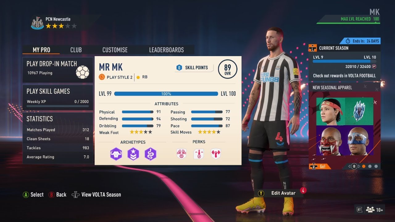 FIFA 23 - Pro Clubs My Overpowered CB Build - YouTube