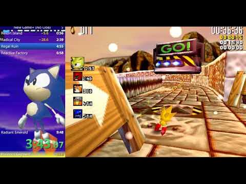Sonic R Speedrun PC New Game+ (No OoB) - YouTube