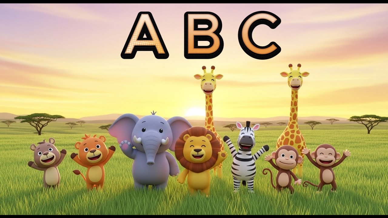 Savanna A to Z Alphabet Adventure Song(13 mins) - YouTube