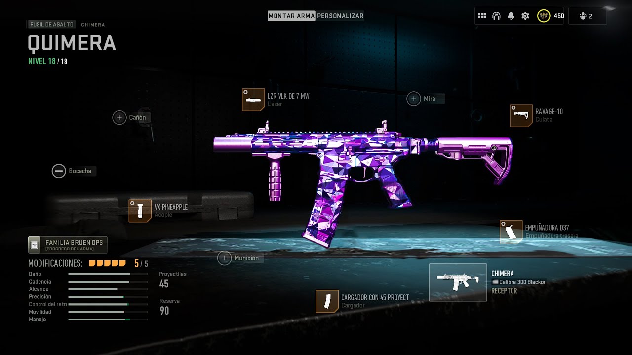 *BRUTAL* la CHIMERA es META en WARZONE 2!😍 | la MEJOR CLASE de la ...