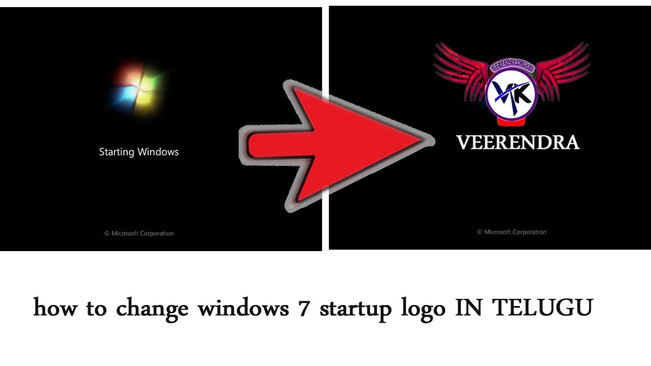 How to Change Windows 7 Boot Screen Animation - YouTube