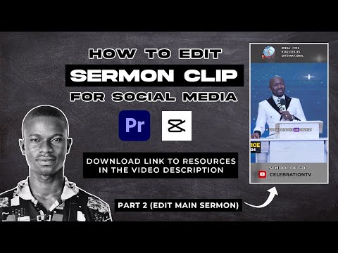 How to Make Church Sermon Clips for Social Media - YouTube