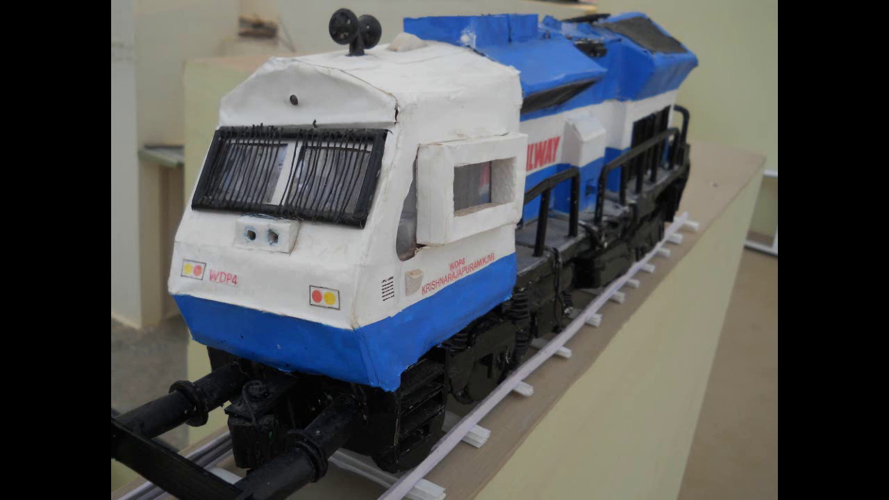 Fabrication of WDP4 locomotive model - YouTube