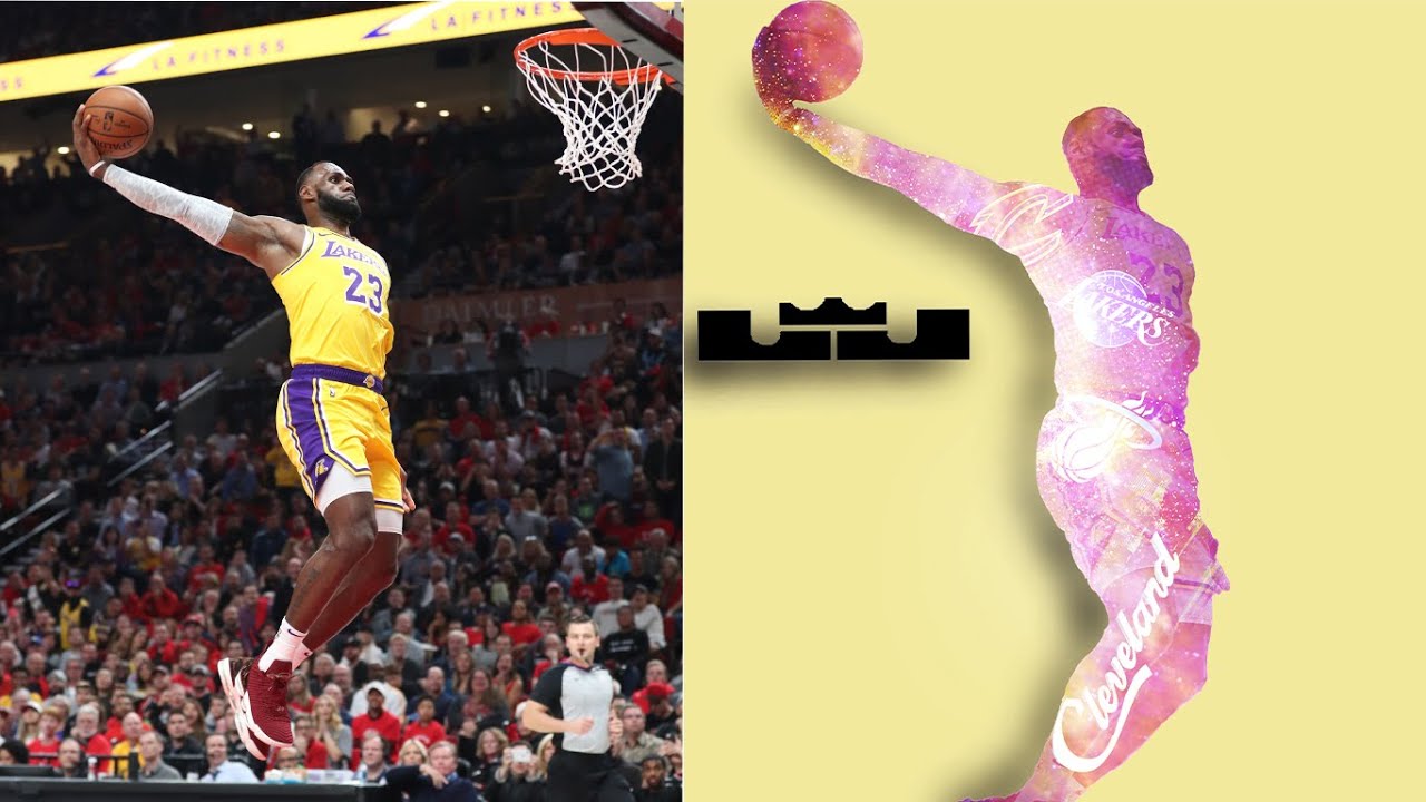 NBA photoshop "Lebron James" - YouTube