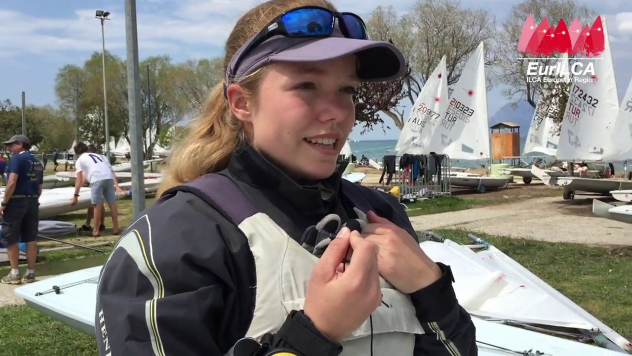 2018 Laser 4.7 Youth Europeans - Interviewing sailors before the event ...