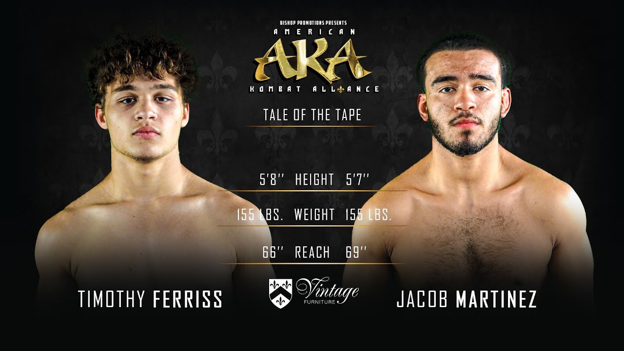 AKA 37 Bout 1 Jacob Martinez vs Timothy Ferris - YouTube