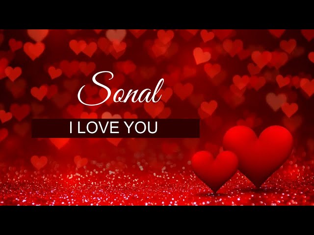 I Love You Sonal Logo