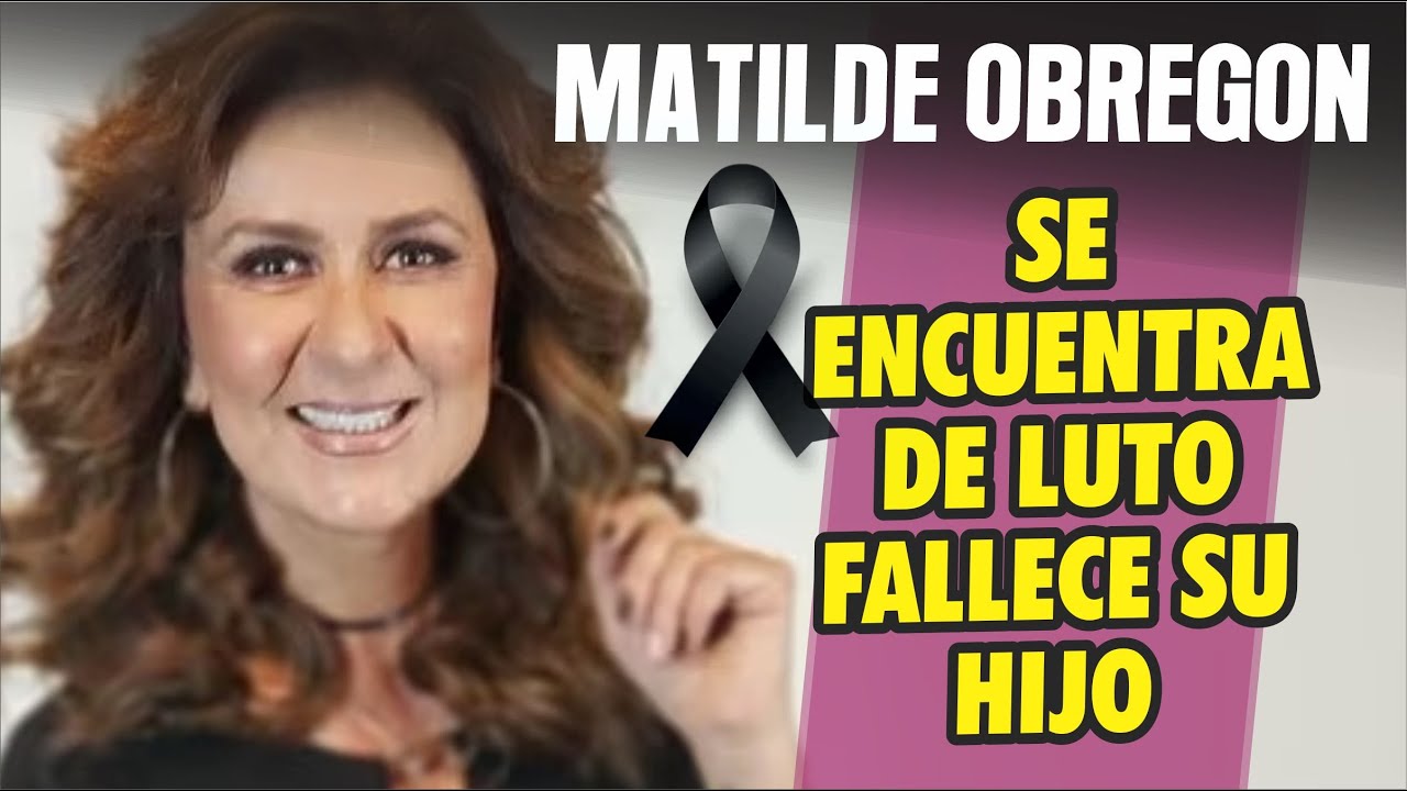 Fallece Uno De Los Hijos Gemelos De La Periodista Matilde Obregon A Los