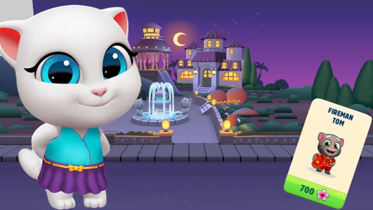 Talking Tom Gold Run Gameplay Part 51 - Unlocked Fireman Tom! - YouTube