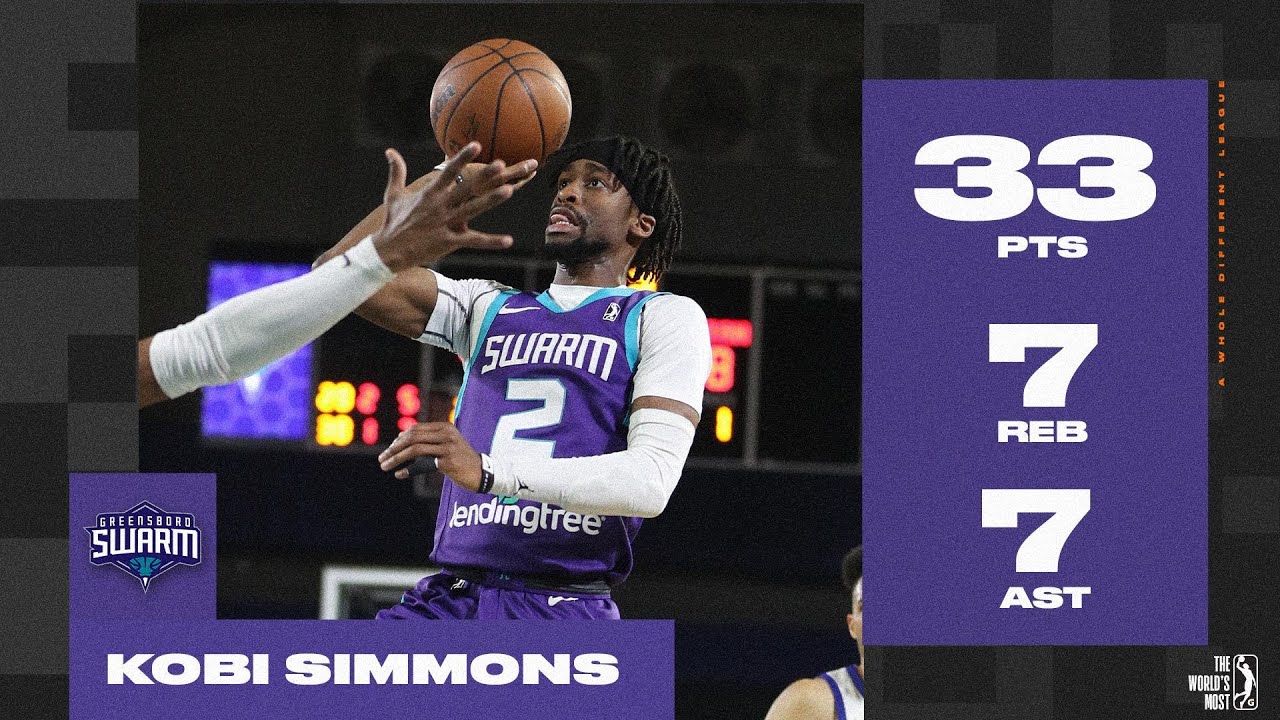 Kobi Simmons Records Another 30+ PT Performance in Swarm WIN Over 905 ...