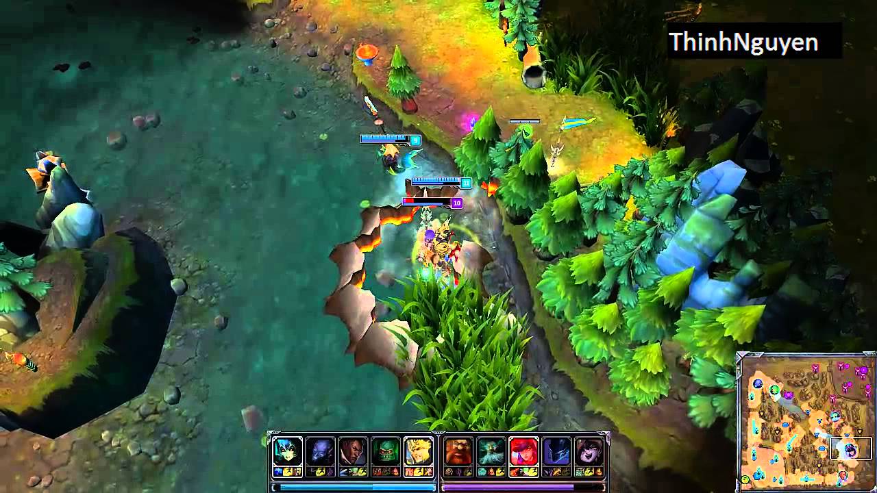 League of Legends - How to get your teammate to burn flash - YouTube