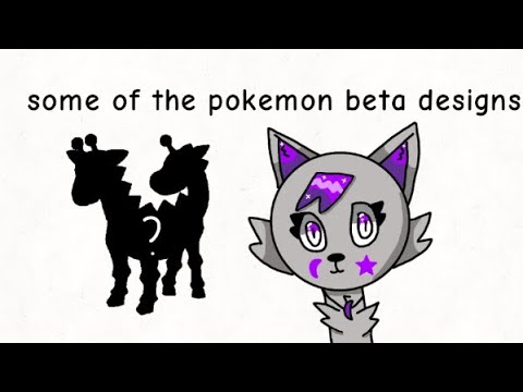 some of the pokemon beta designs - YouTube