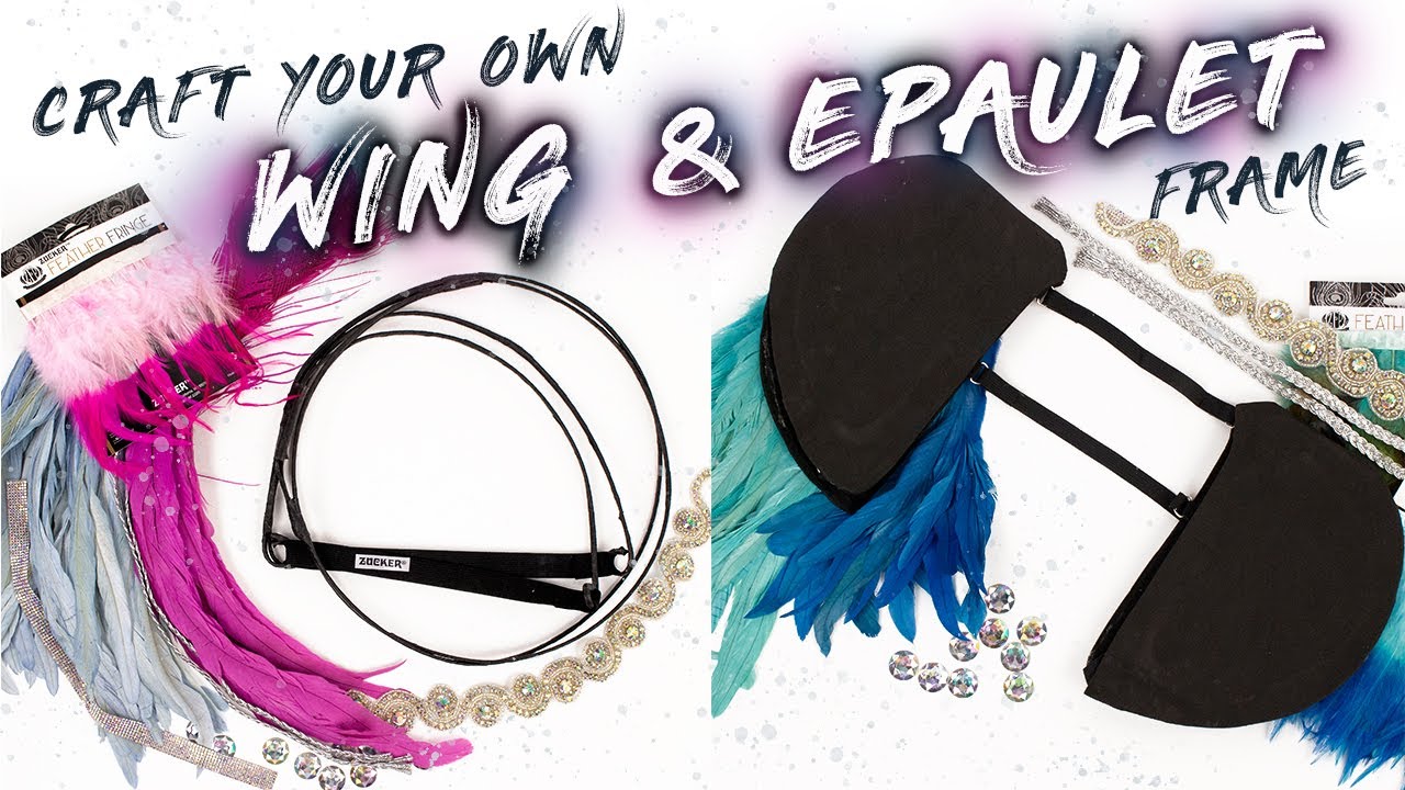 Build Your Own! Wing and Epaulet Frames from the Feather Place - YouTube