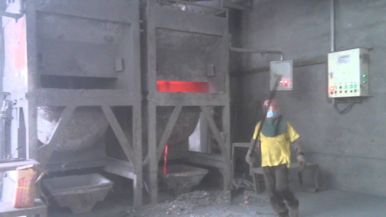 escoria de reciclaje de aluminio de la máquina procesamiento - YouTube