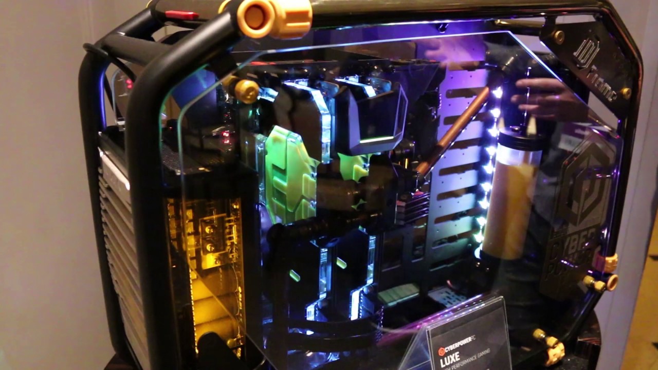 Checking Out CyberPower's LUXE High-end PC Line - YouTube