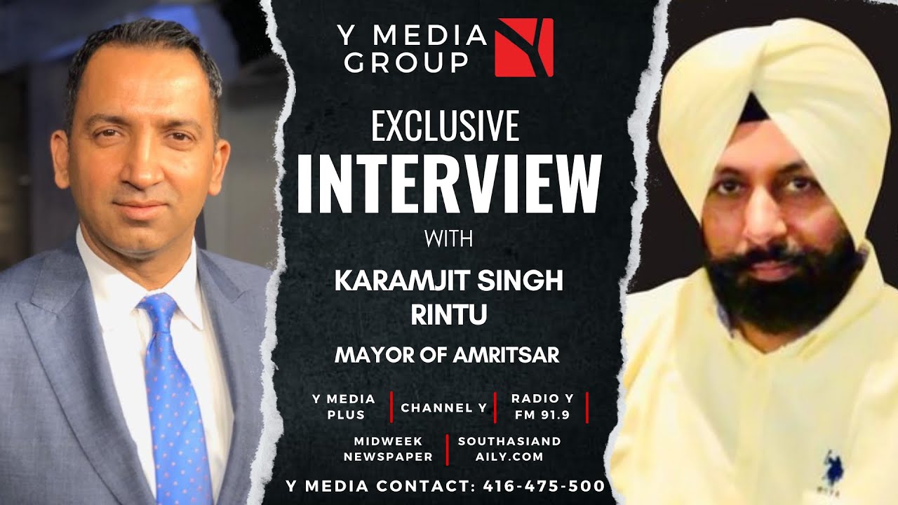 Y MEDIA EXCLUSIVE INTERVIEW WITH KARAMJIT SINGH RINTU, MAYOR OF AMRITSAR - YouTube