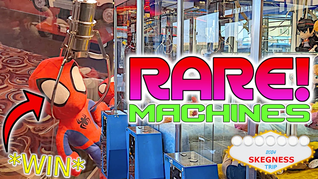 WINNING FROM RARE CLAW MACHINES IN SKEGNESS | UK Claw Machines - YouTube