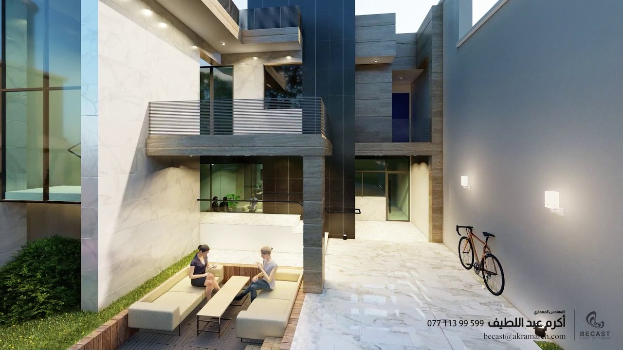 Elevation and interior design for 300 meter square house - YouTube