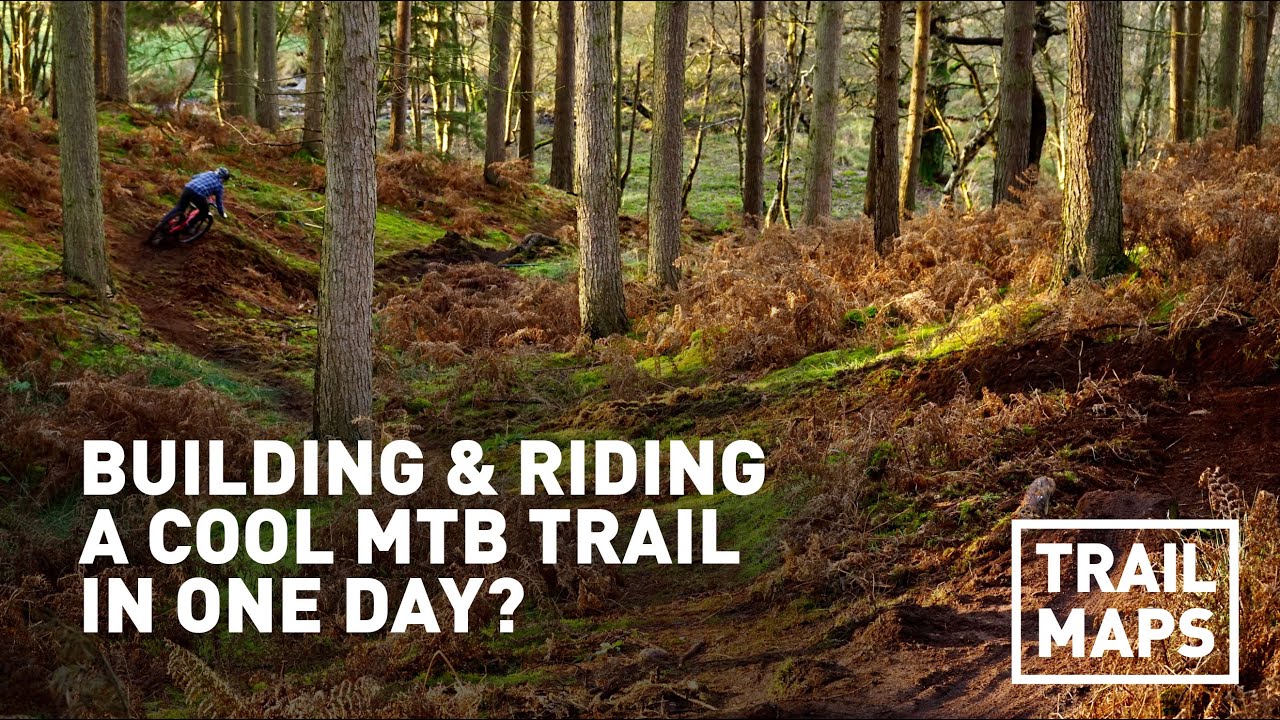How good of a trail can you build in a single day? - YouTube