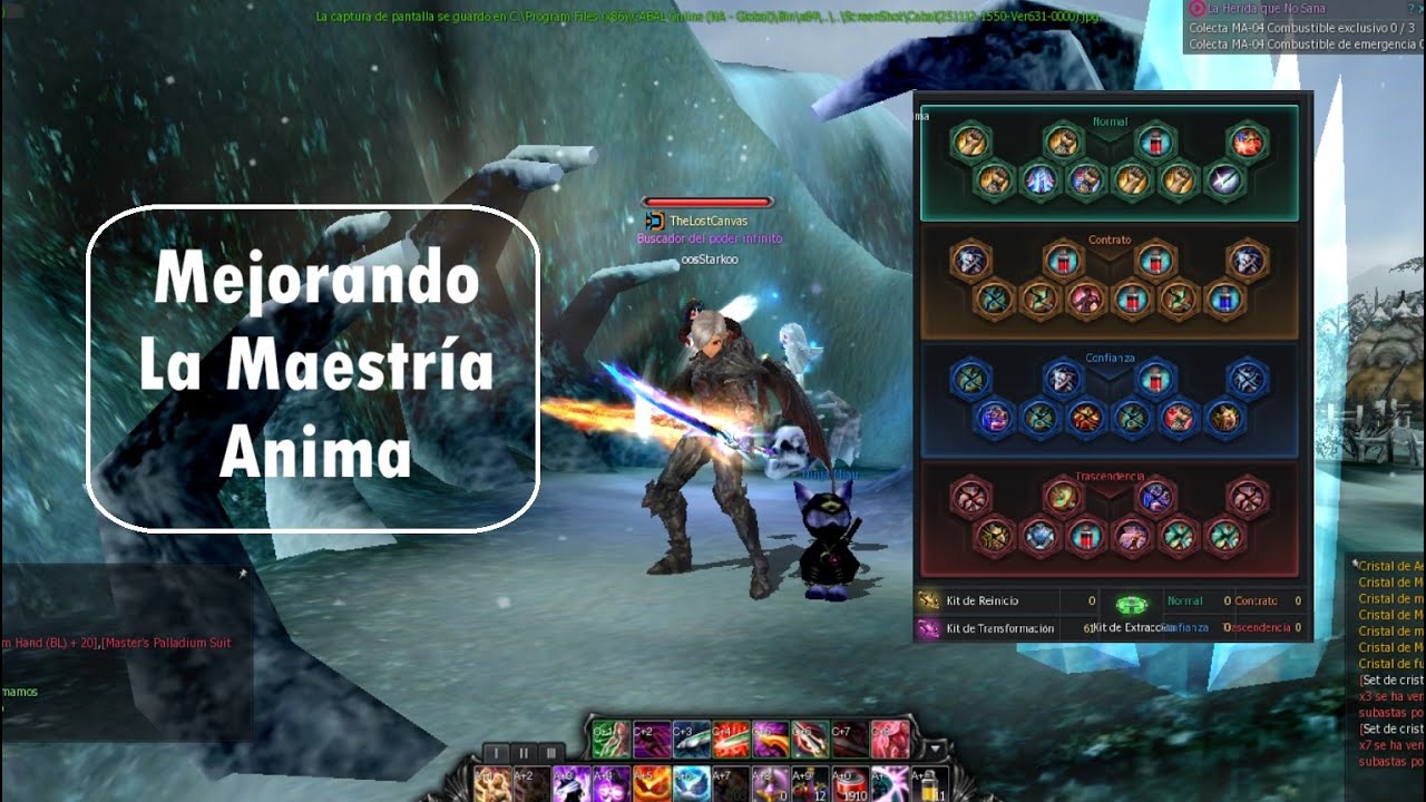 Cabal Online NA Mejorando Maestria Anima - YouTube