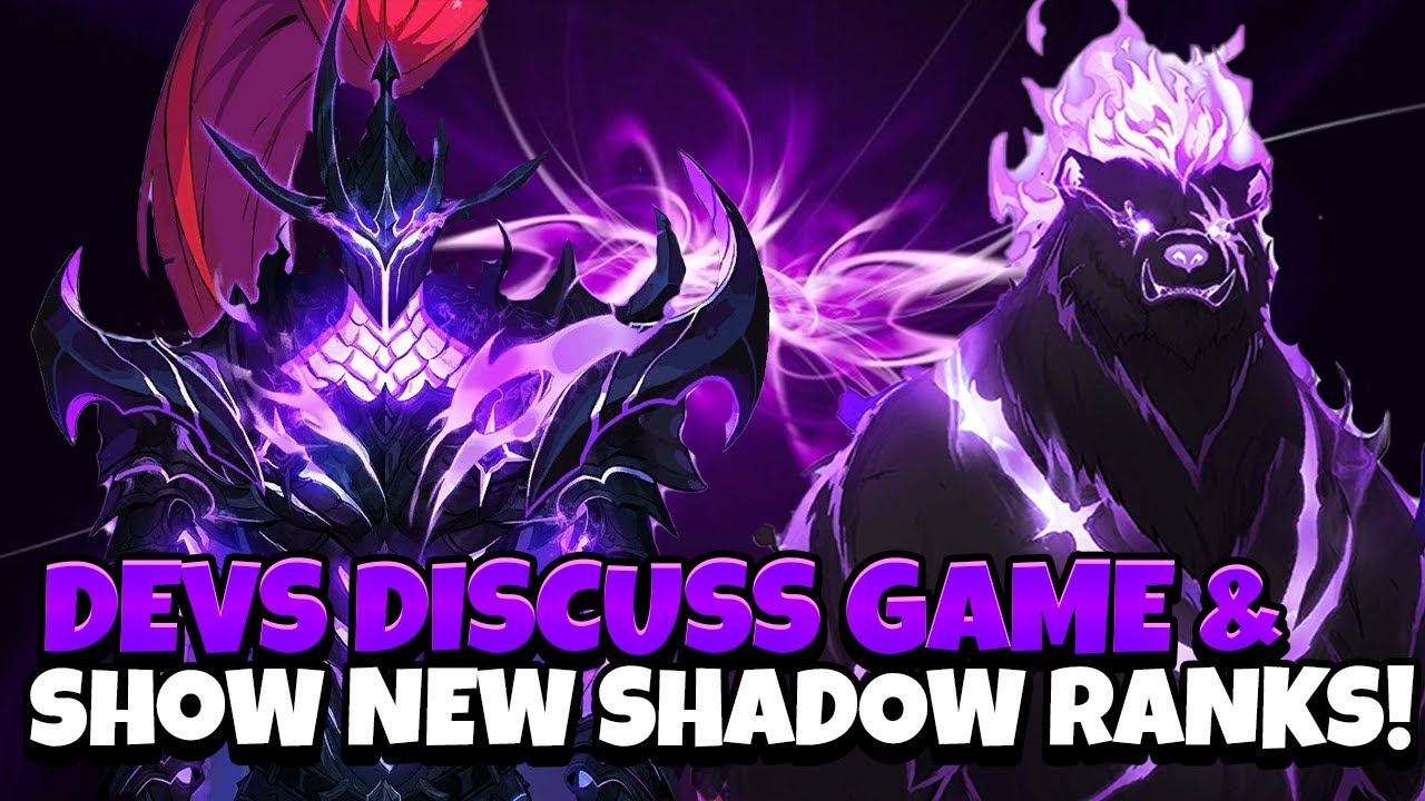 DEVS SHOW NEW SHADOW RANK & GIVE FEEDBACK ON THE GAME! [Solo Leveling ...