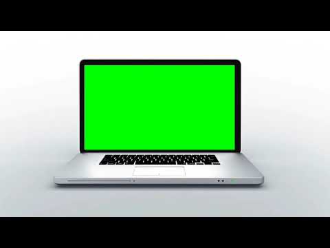 Laptop  Animation Green Screen