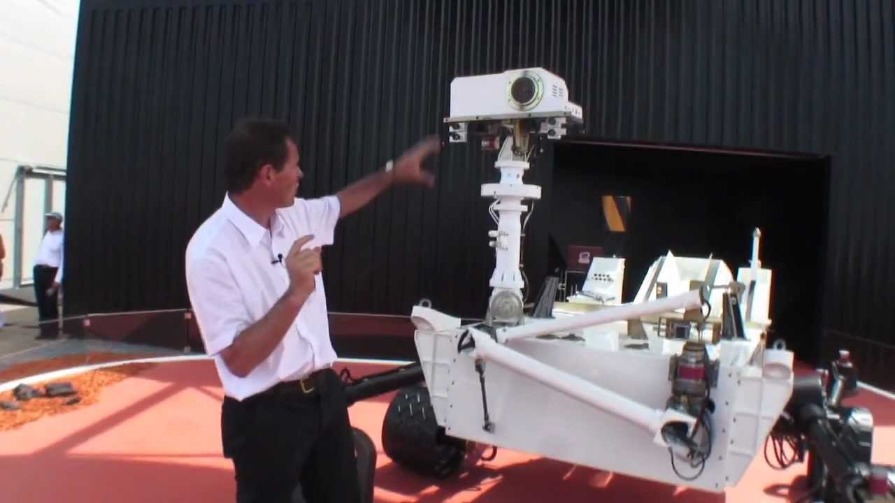 La caméra laser de Curiosity - YouTube