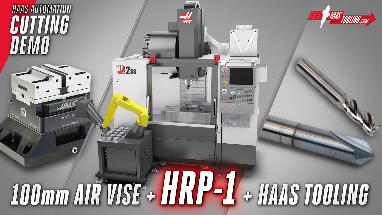 VF-2SS + HRP-1 + 100mm Air Vise + HaasTooling - Haas Automation, Inc ...