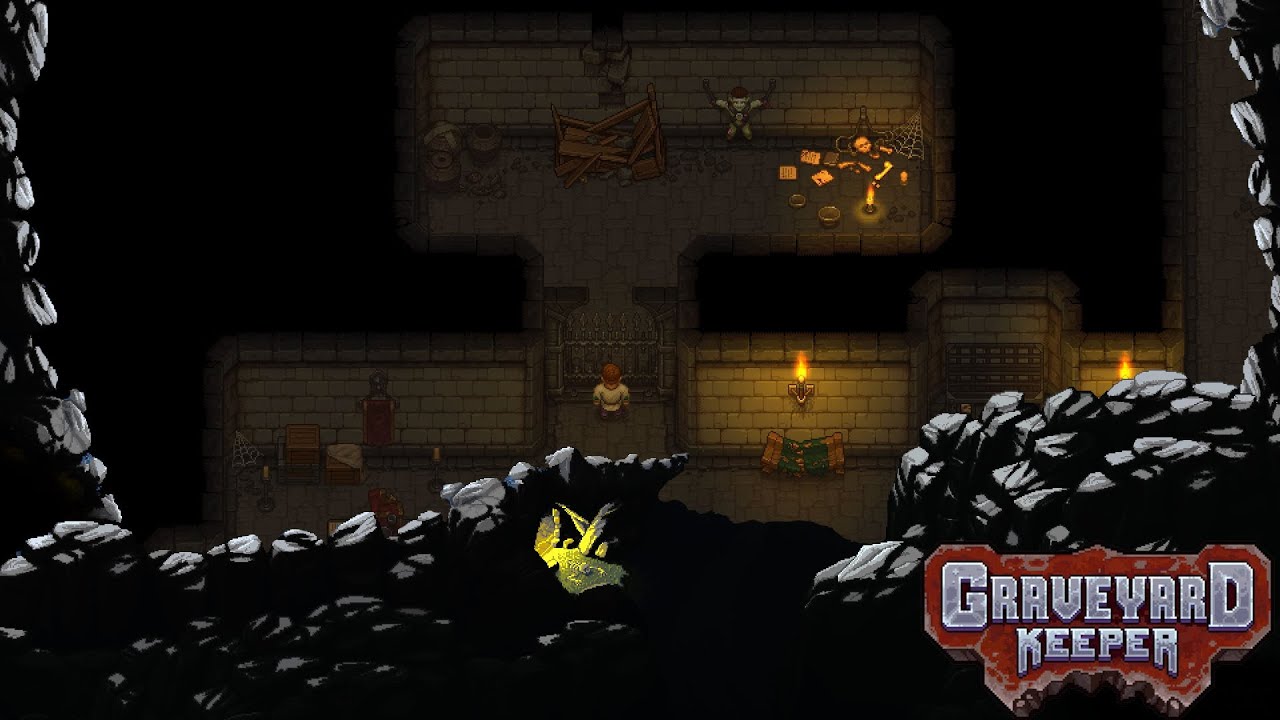 Graveyard Keeper Part 7 : We Got The Keepers Key, Chained Man..Zombies ...