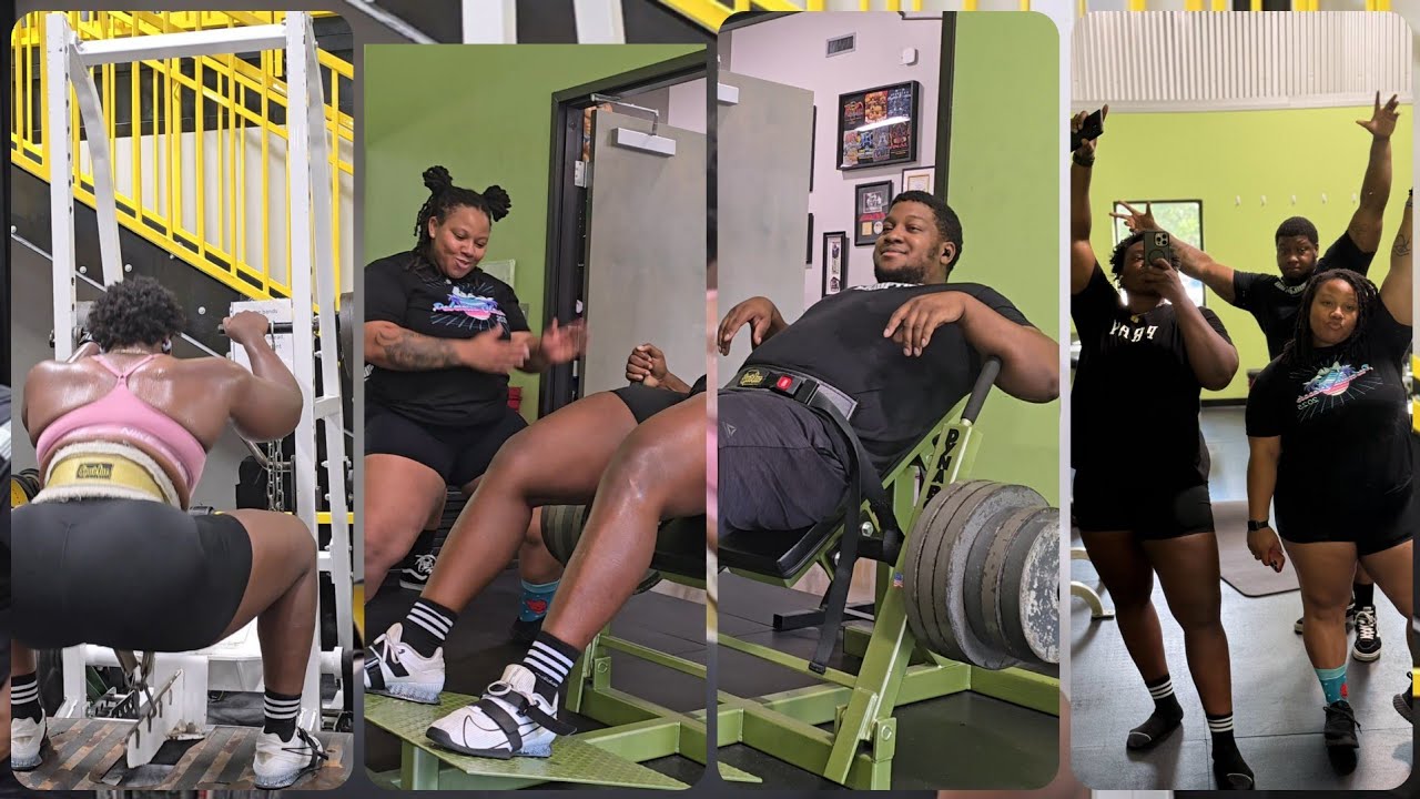 Leg Day with Friends at Spud Gym in Columbia - YouTube