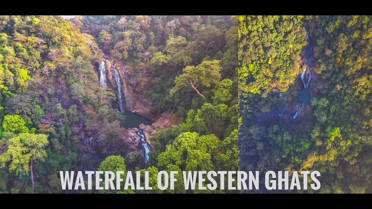 Hidden Waterfall of Western Ghats | Karnataka | India | Aerial Shots ...