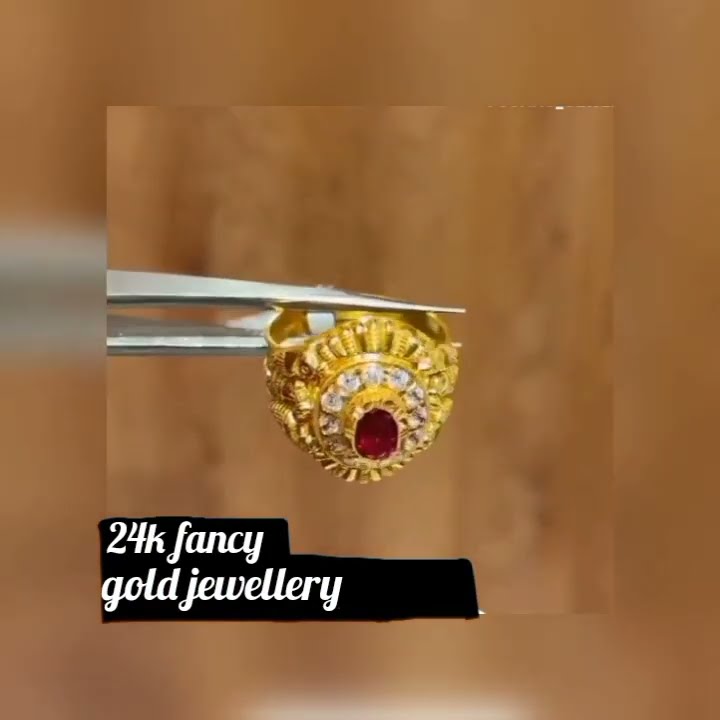 Gold making maharaja ring#gold jewellery - YouTube
