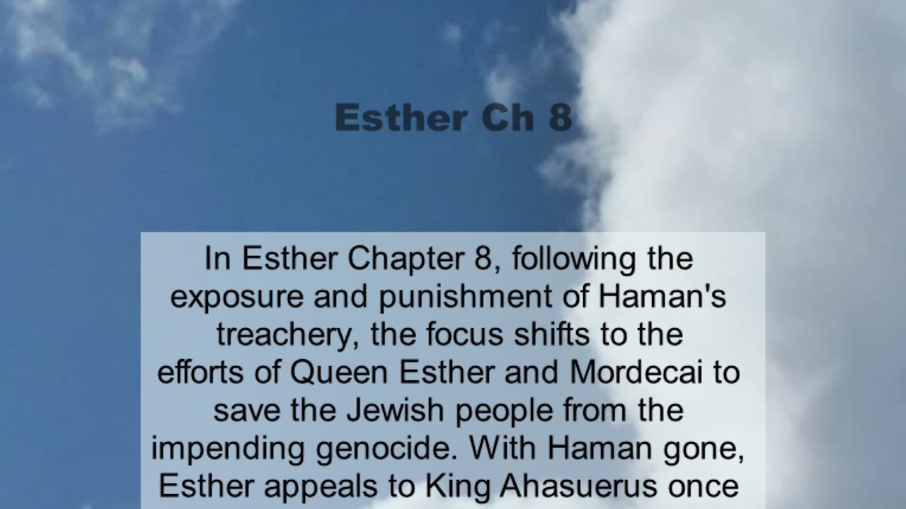 Esther Chapter 8 summary and read together - YouTube