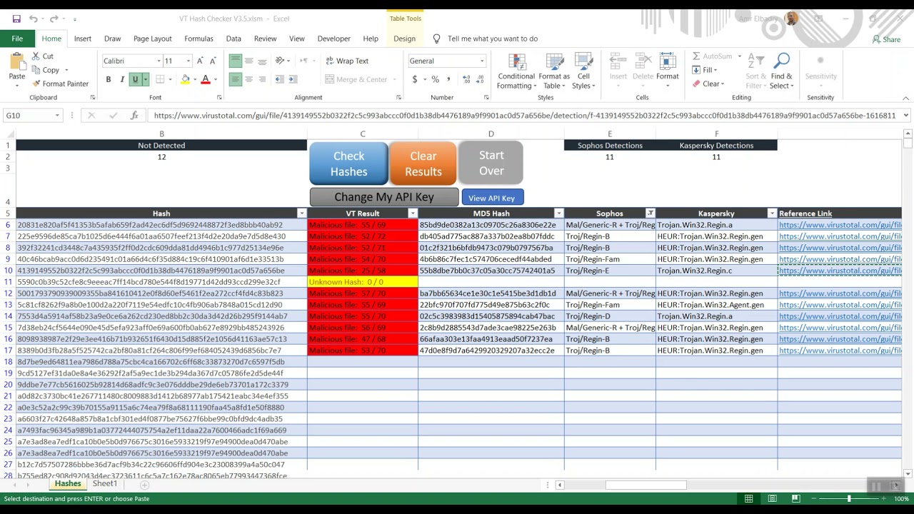 Checking Hashes using Virus Total - YouTube