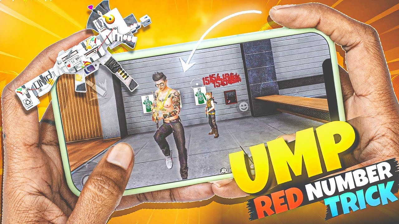 NEW UMP ONLY RED NUMBER TRICK SMG Gun Headshot Trick Free Fire new-ump-only-red-number-trick-smg-gun-headshot-trick-free-fire