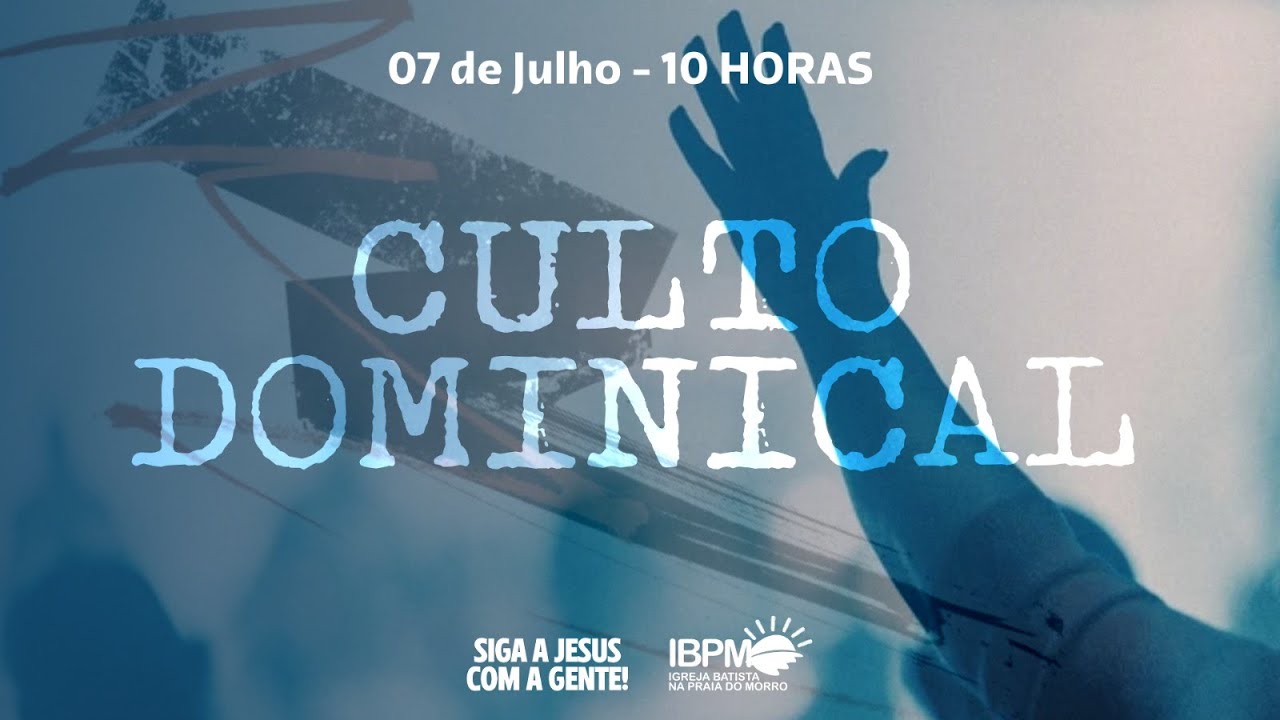 CULTO DOMINICAL - 10h - 07/07/2024 // PR JOSENY CALENTI - YouTube