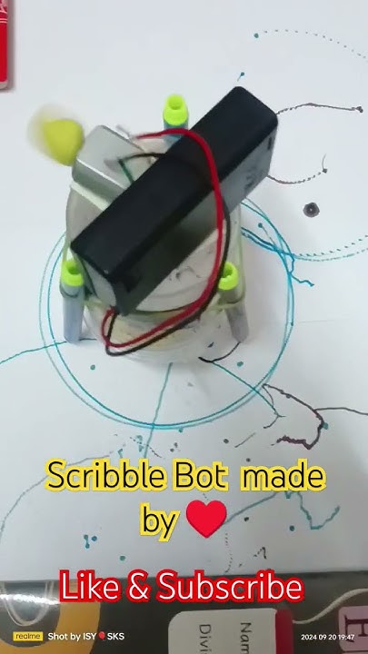 Rishi made Scribble Bot | Robotics school project #fun #shorts - YouTube