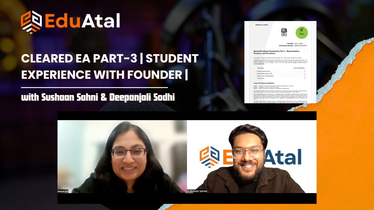 Cleared EA Part-3 | First Attempt Scorer| Student Testimonial #eaexam # ...