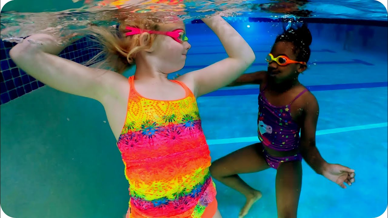 Swimming and Dancing with Friends Underwater - YouTube