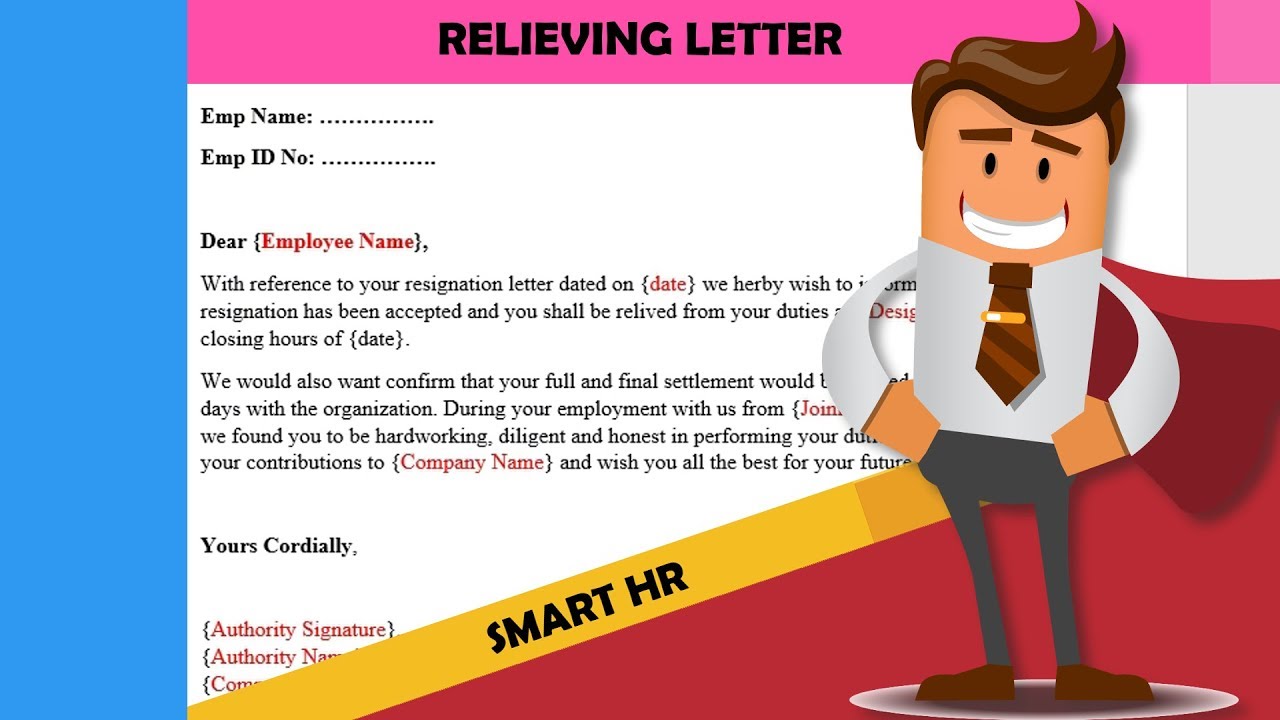 Revealing Letter Format Relieving Letter For Software Developer Sample