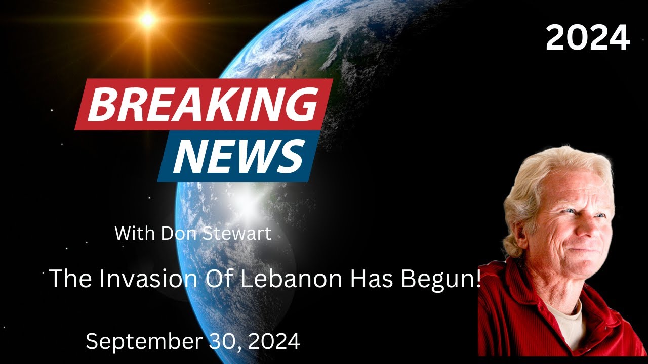 Breaking News, The Invasion of Lebanon Has Begun.... - YouTube