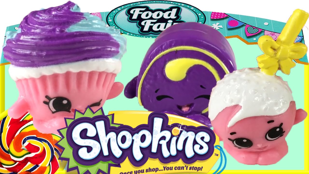Shopkins Food Fair! Cupcake Collection - YouTube