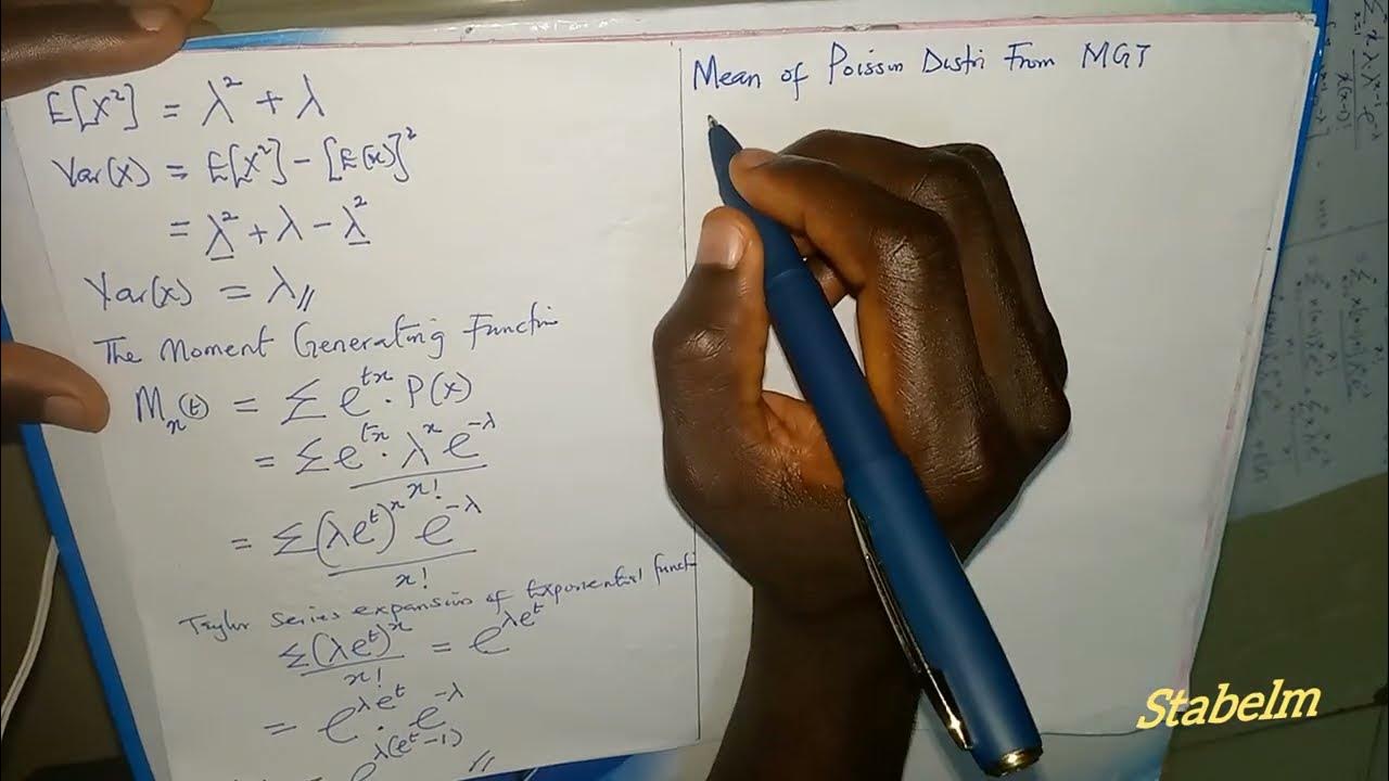 Poisson Distribution - Mean, Variance and Moment Generating Function ...