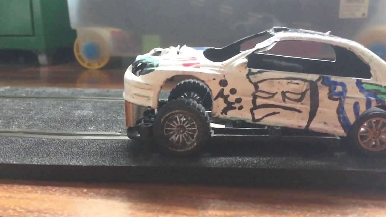 Slow mo fwd subaru scx - YouTube