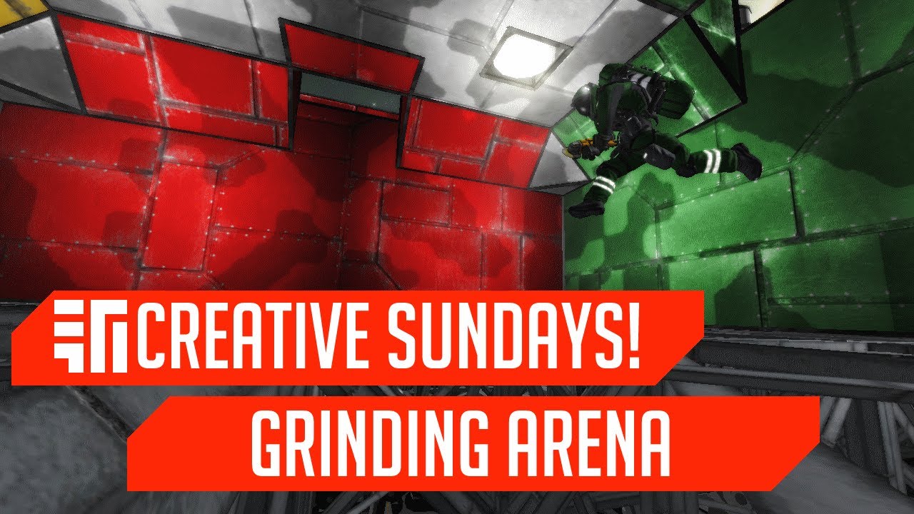 Creative Sunday: Grinding Arena! (Space Engineers) - YouTube