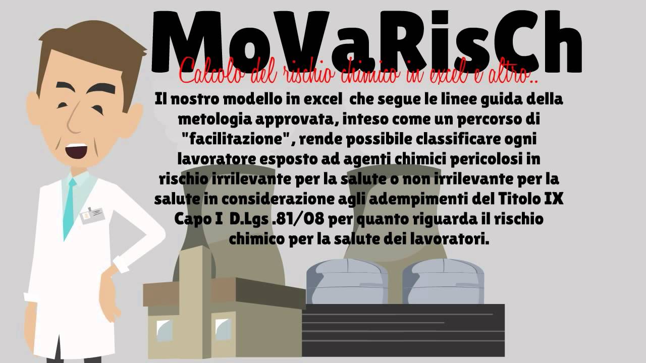 CALCOLO RISCHIO CHIMICO EXCEL MOVARISCH - YouTube