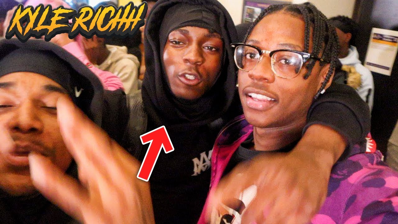 I TOOK KYLE RICHH TO COLLEGE AND THIS HAPPENED... - YouTube