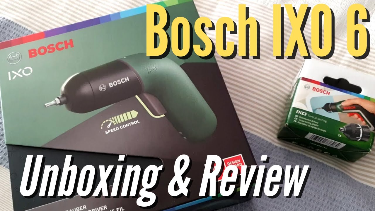 Bosch IXO 6 Unboxing & Review + How to Attach Accessories - Variable ...