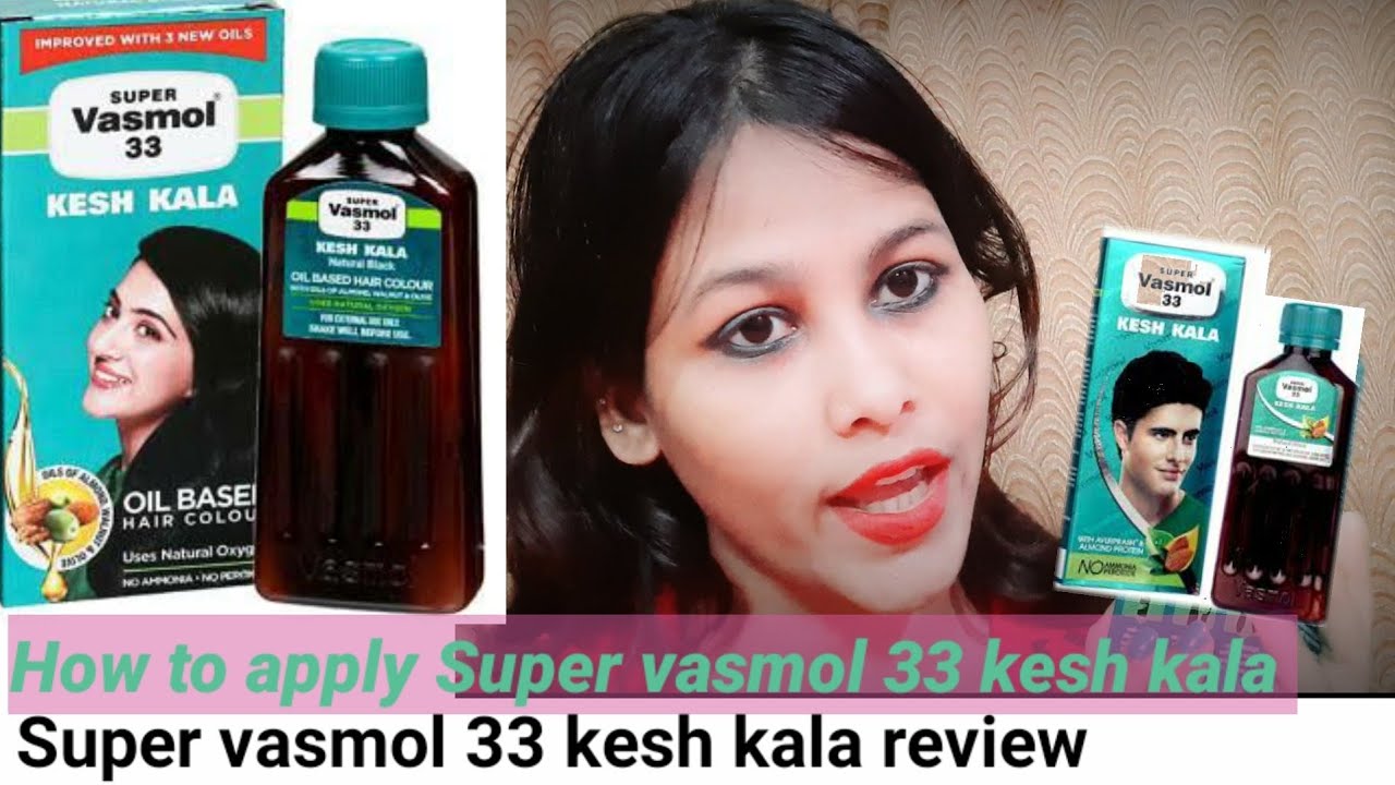 How to apply super vasmol 33 kesh kala hair colour!Super vasmol 33 kesh ...